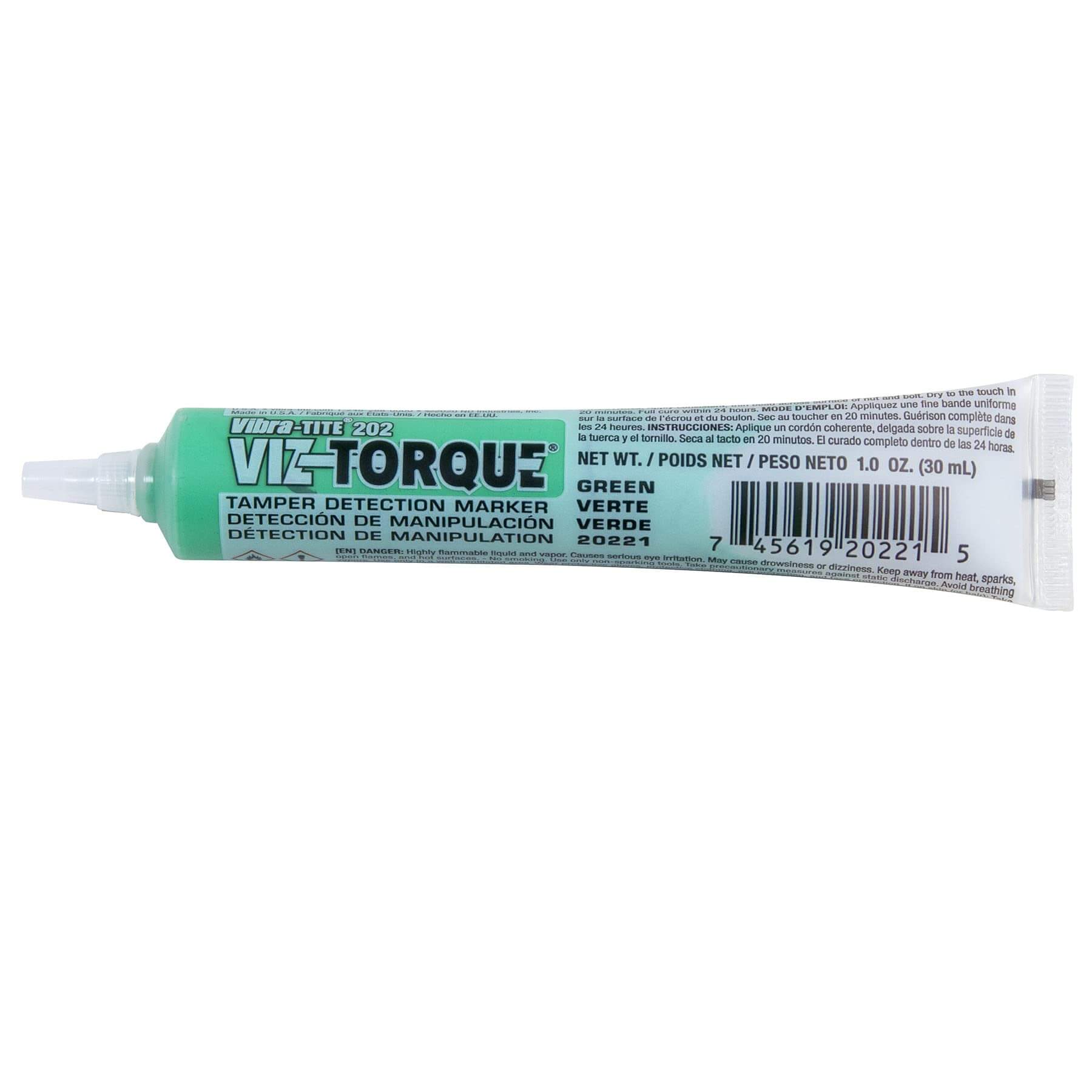 Vibra-TITE Viz-Torque Tamper Detection Marker Green (20221) - Instant ...